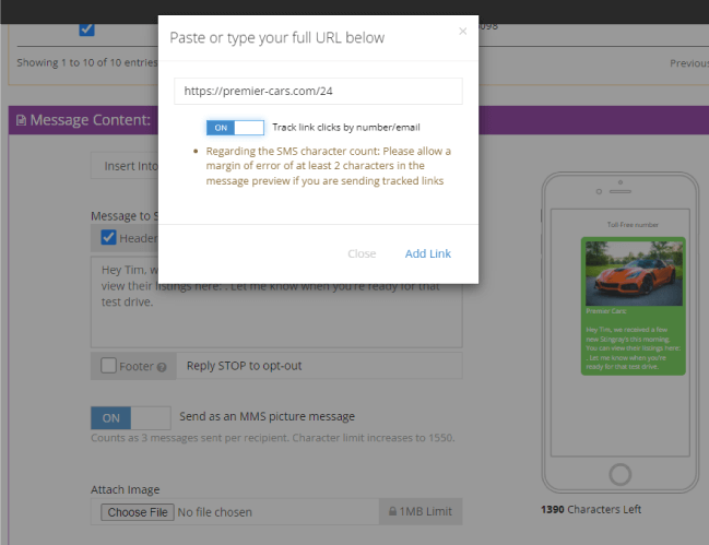 How to Send and Track an SMS Hyperlink | Mobile Text Alerts